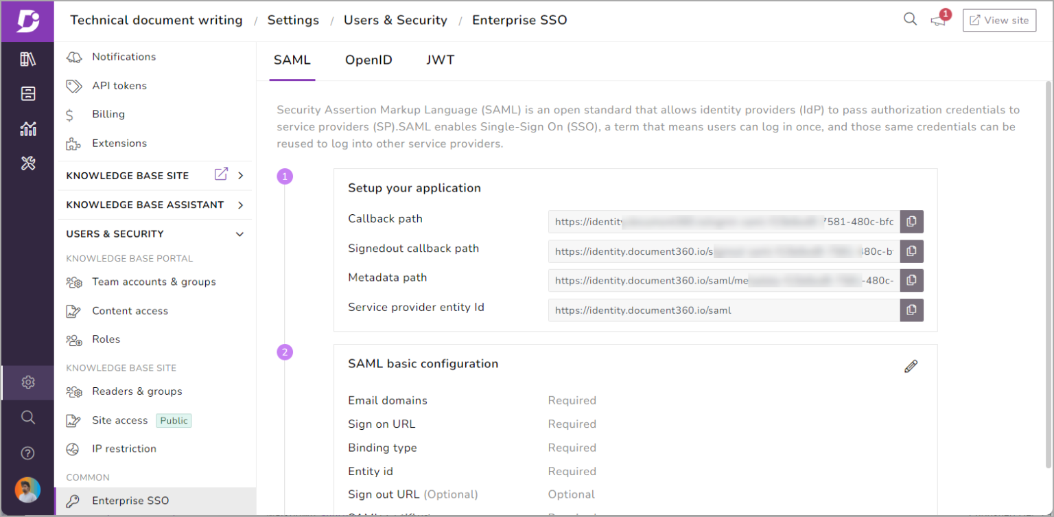Feature Spotlight on Setting Up Private Knowledge Base - Document360