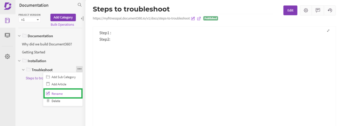 Feature Spotlight - Category Manager - Document360