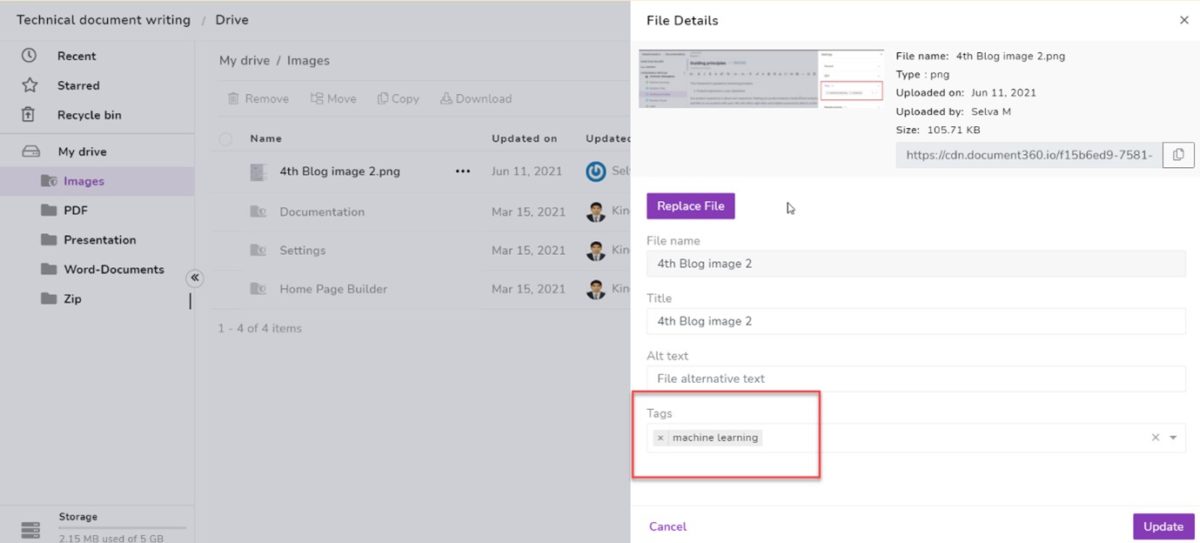 Use tags to organise your knowledge base - Document360
