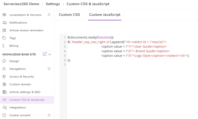 How to beautify your knowledge base site - Document360