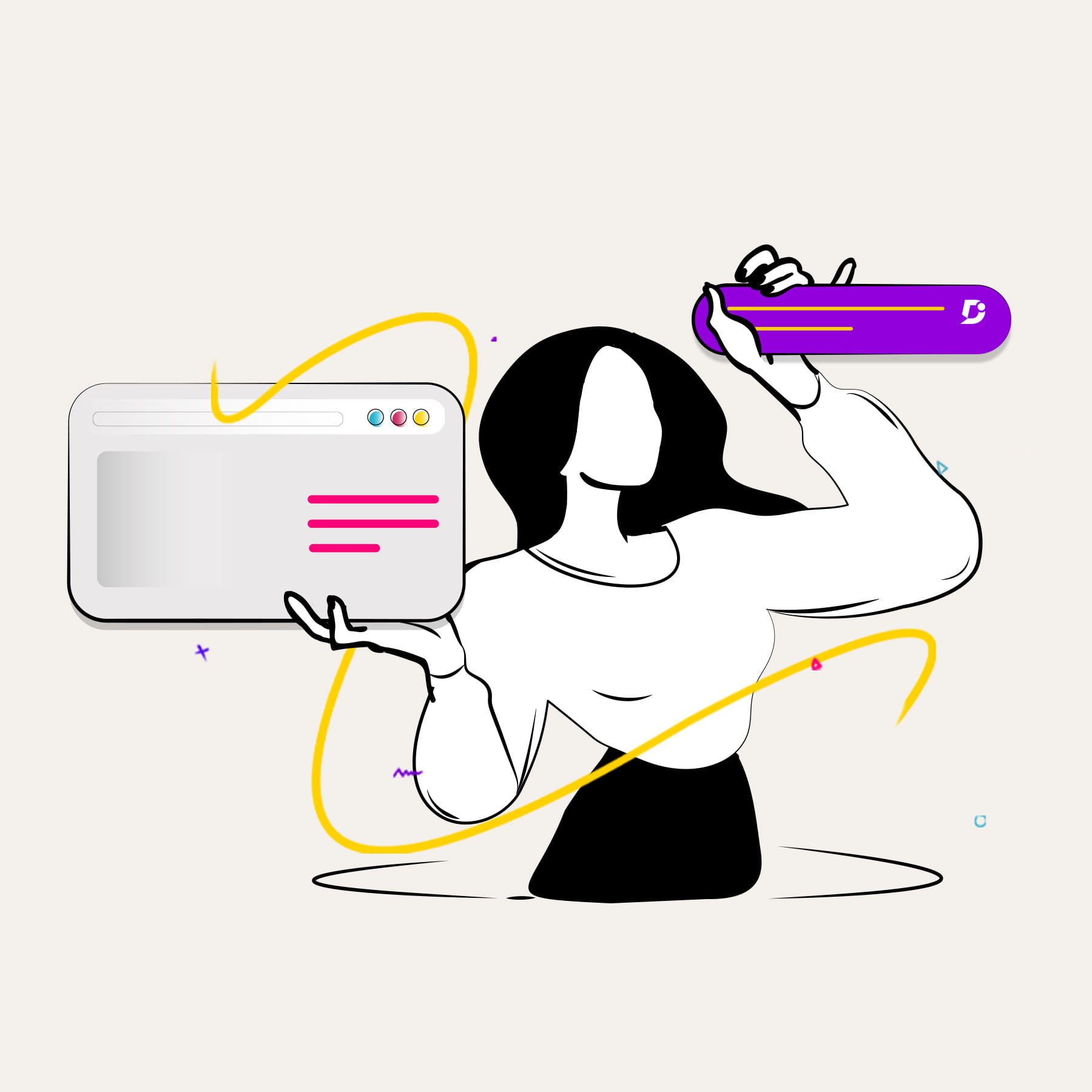 Capture user attention using smart bar in your knowledge base