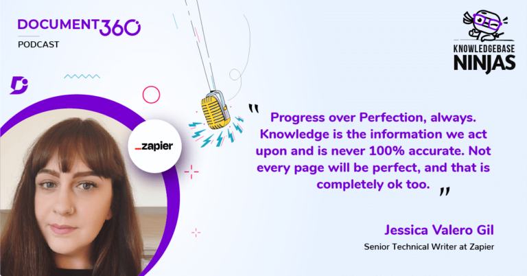 Jessica Valero from Zapier on Document Development Life Cycle (DDLC)