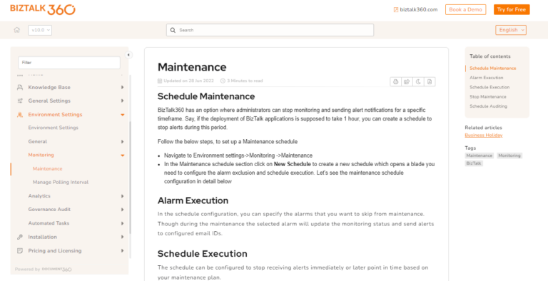 Guide to Create an Operation & Maintenance Manual