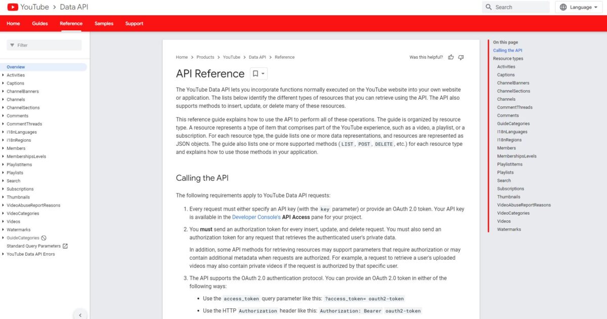 A Quality Checklist for API Documentation