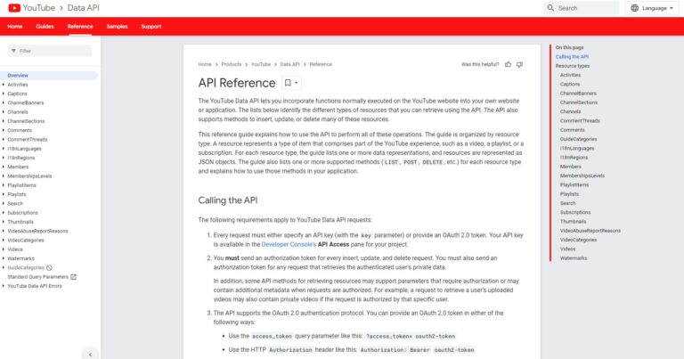 A Quality Checklist for API Documentation